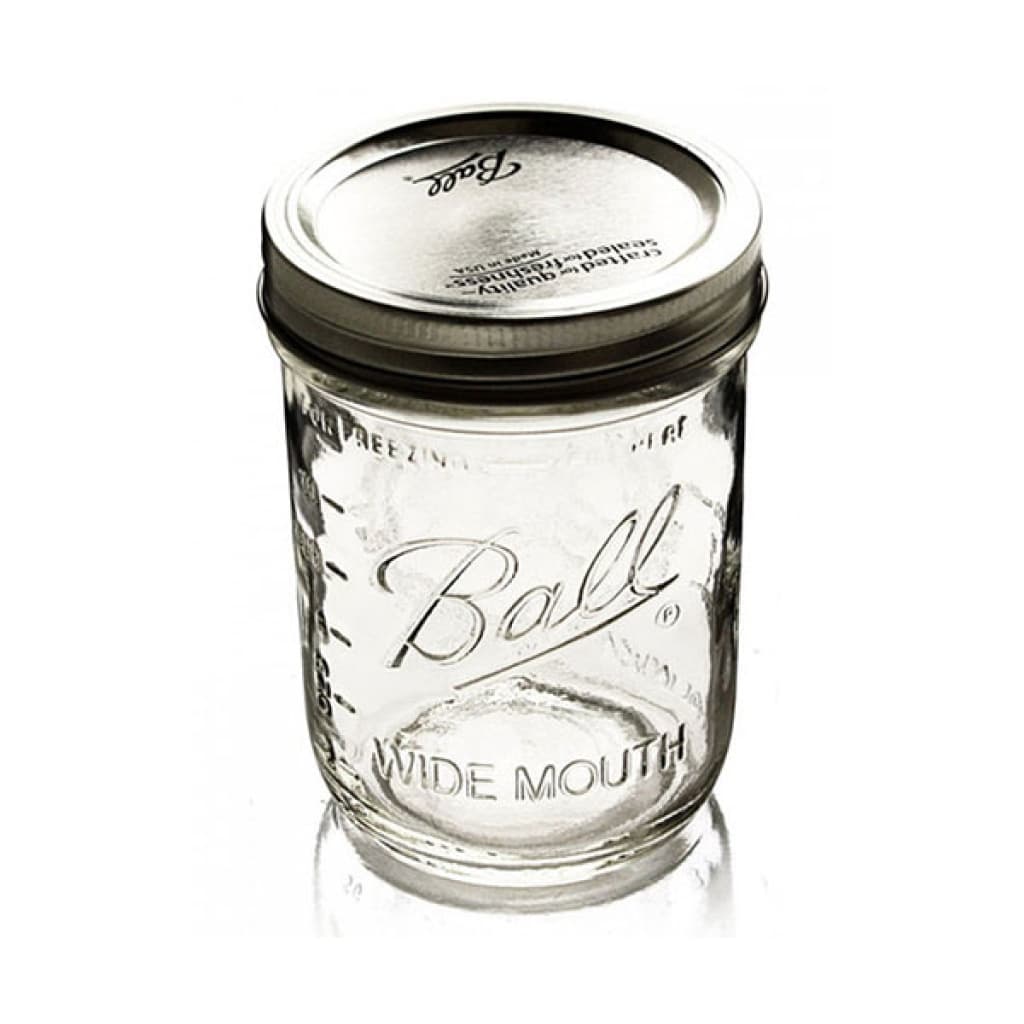 Ball Mason Pint Jars Wide Mouth Set Of 6 | Rootlab