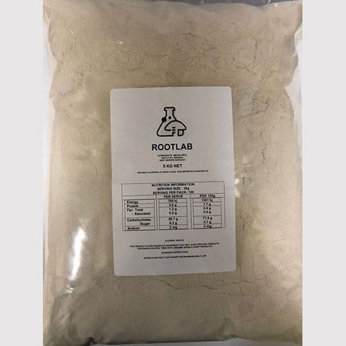 Brown Rice Flour 5kg Organic Food Grade – Rootlab
