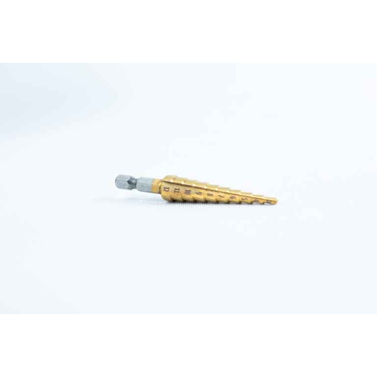 Drill Bit For Holes Size 3mm-12mm Titanium Coated – Rootlab