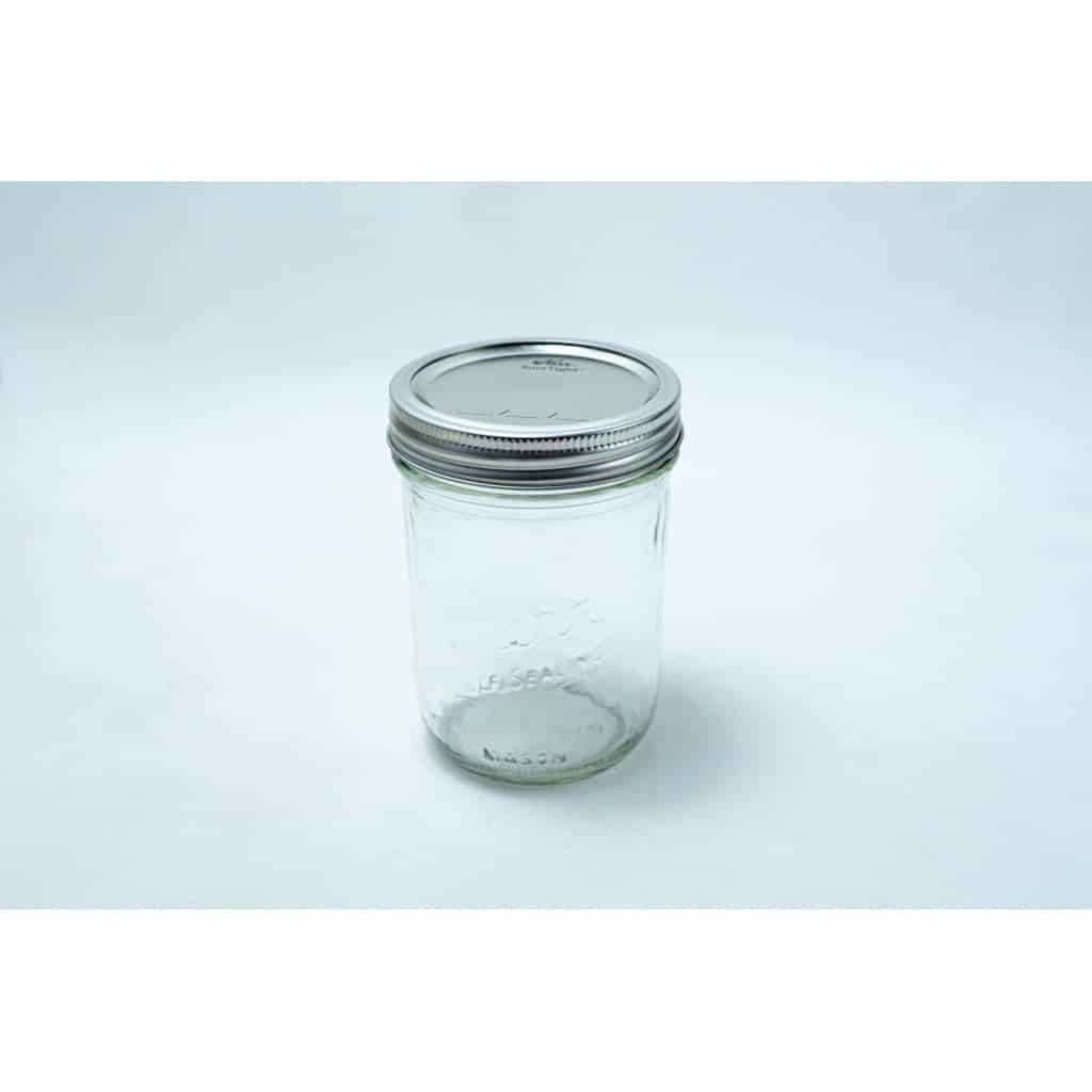 12 Kerr Wide Mouth Mason Jars (473ml) With Lids - Rootlab