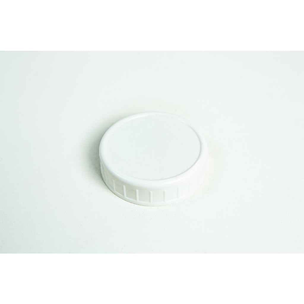 Mason Jar Lids | Regular Mouth 70mm | Plain White Plastic Lids | Rootlab