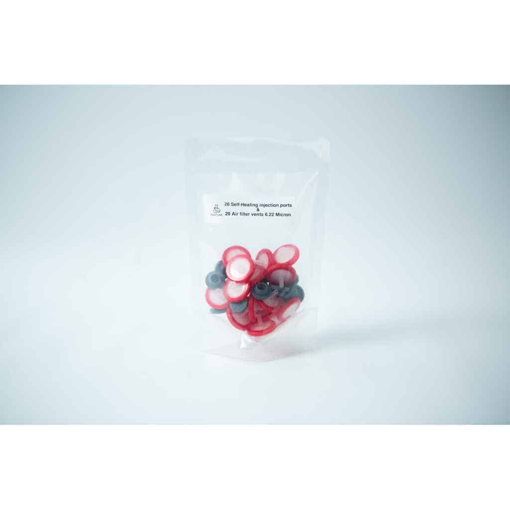 Rubber Self Healing Injection Port And Syringe Filter PTFE For Mycology ...