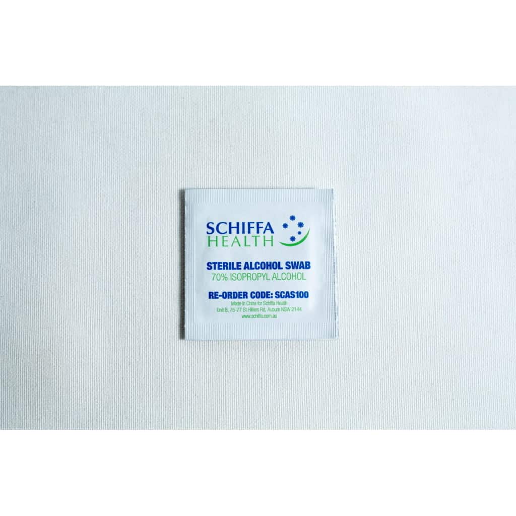 Sterile Alcohol Wipes / Swabs / Pads (Box Of 100) | Rootlab